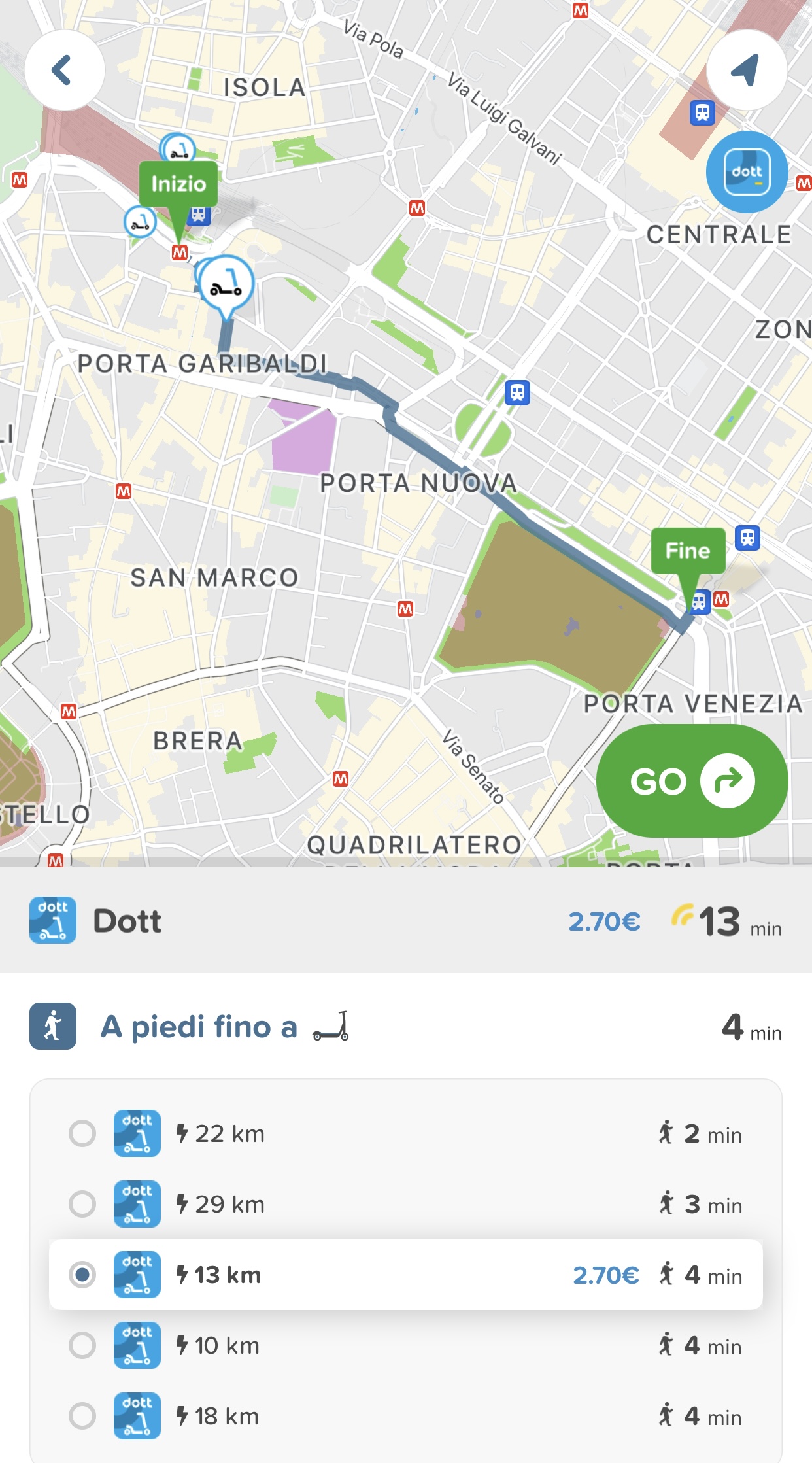 Dott estende la partnership con Citymapper e si conferma un operatore ...