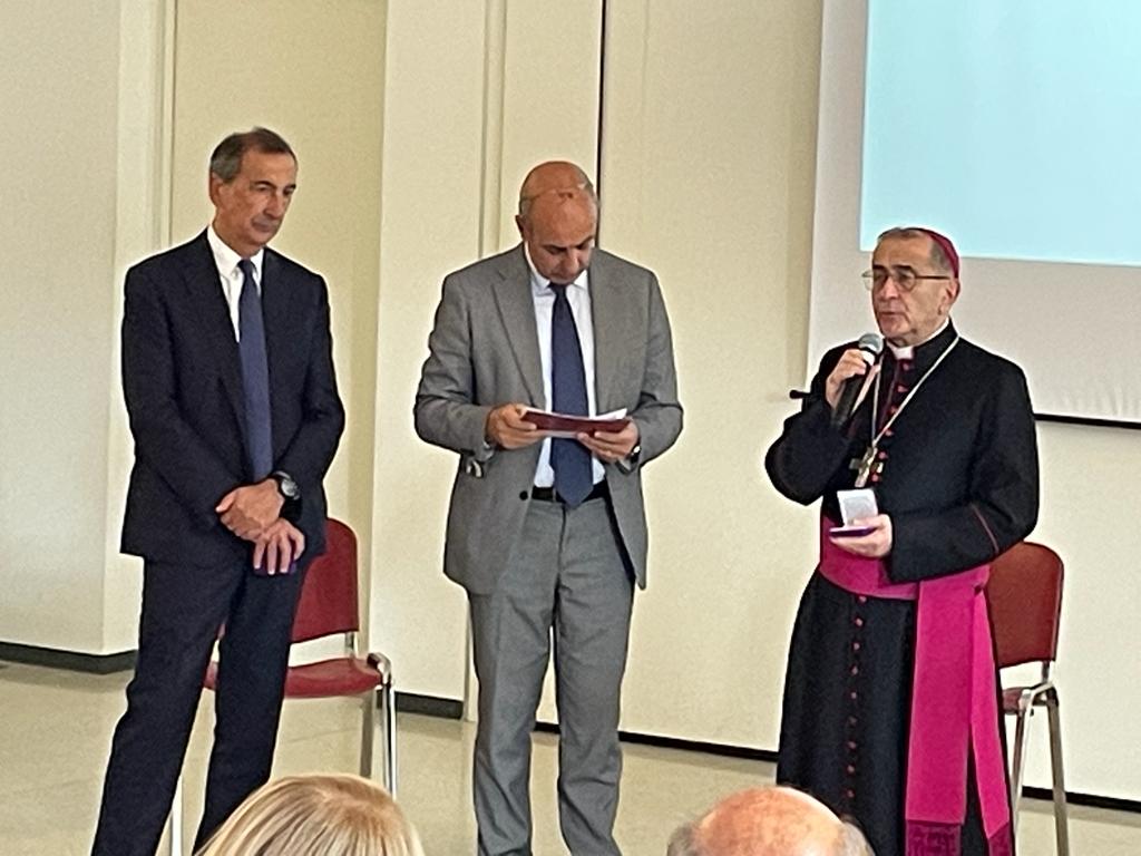 Opera Cardinal Ferrari: il sindaco Giuseppe Sala e l'Arcivescovo ...