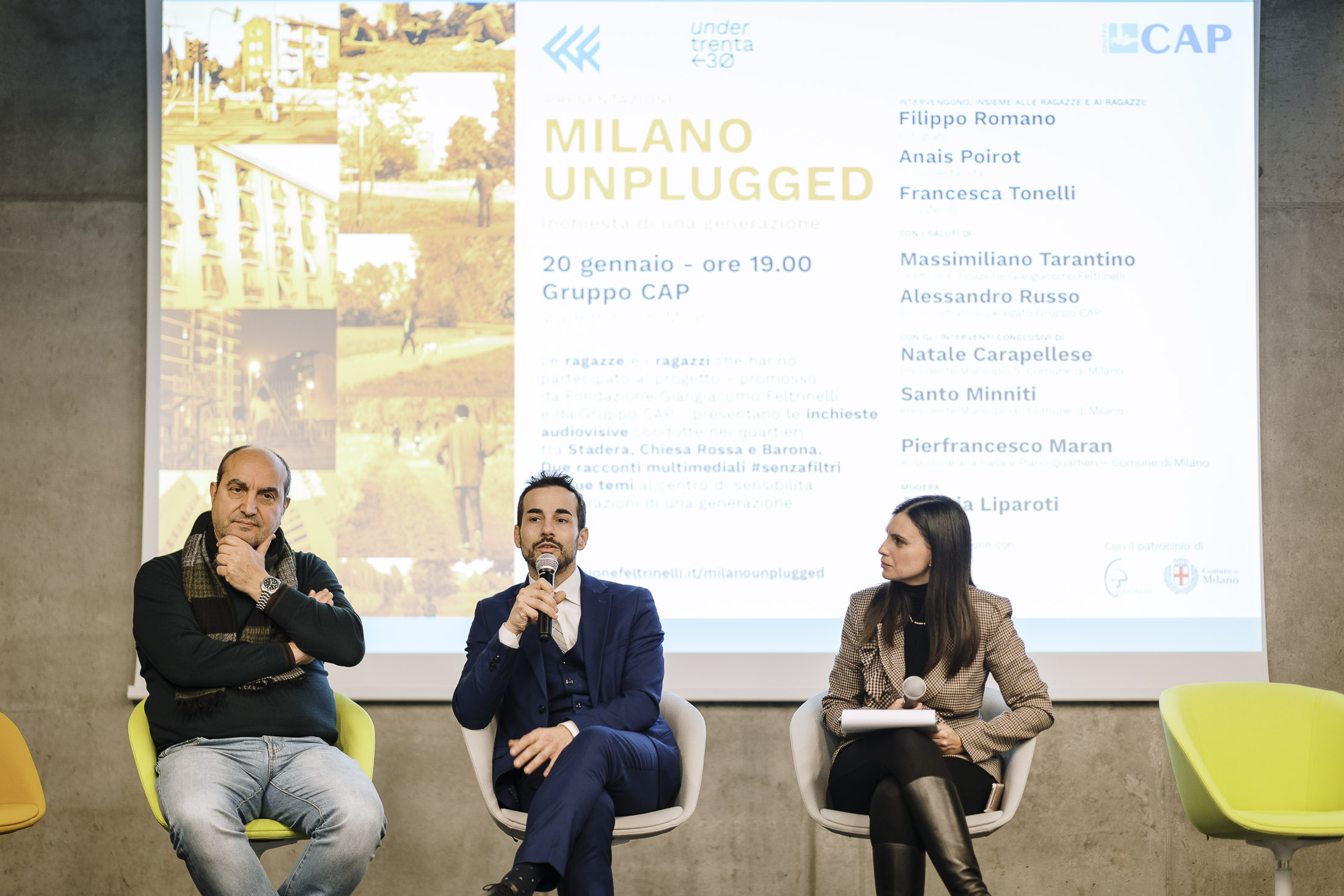 Fondazione Feltrinelli e Gruppo CAP hanno presentato il progetto Milano Unplugged. Inchiesta di ...